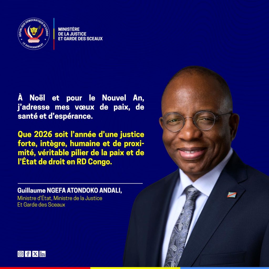 RDC: Guillaume Ngefa appelle à une justice forte et proche des citoyens ...